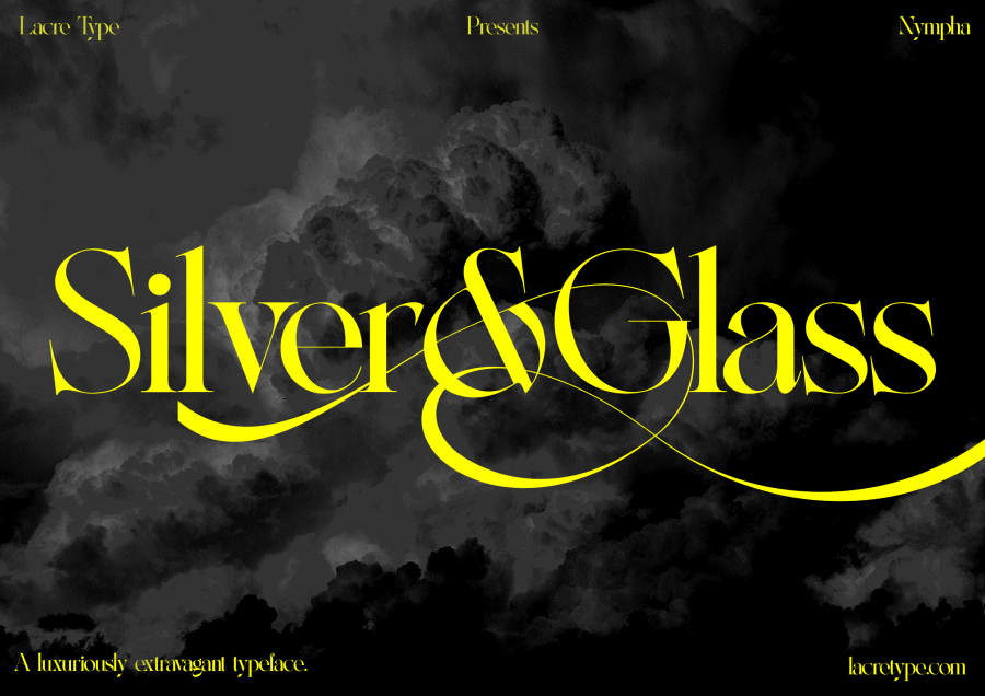 Nympha Luxurious Font - Lacre Type Foundry